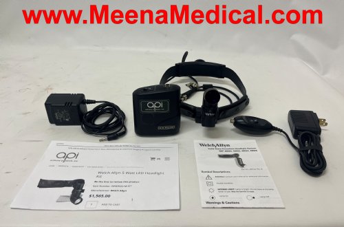 Welch Allyn Procedure Headlight 49000 with Battery Pack - Demo Sale as ...