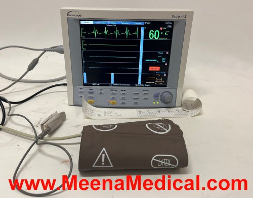 Datascope Passport 2 with CO2, 3 Lead ECG, SpO2, Printer, NIBP