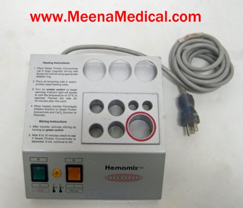 Hemamix Haemacure Incubator and Stirrer